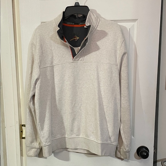 Orvis | Sweaters | Mens Orvis Signature 4 Snap Pullover Sweatshirt In A ...